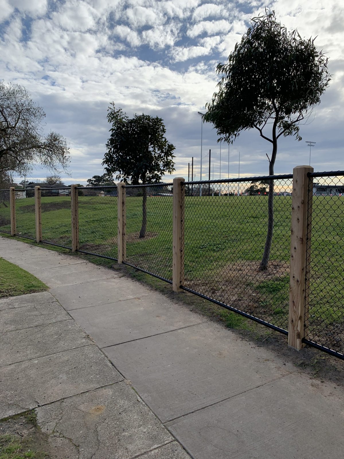 RSEA Park Chain Wire Security Fencing In Moorabbin, Melbourne